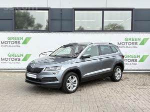 Grey Skoda Karoq 2021 in Riga, with an engine capacity of 1.50 L and mileage of 95 thousand km for 18500 €, photo  on AUTOMOTO.COM.LV