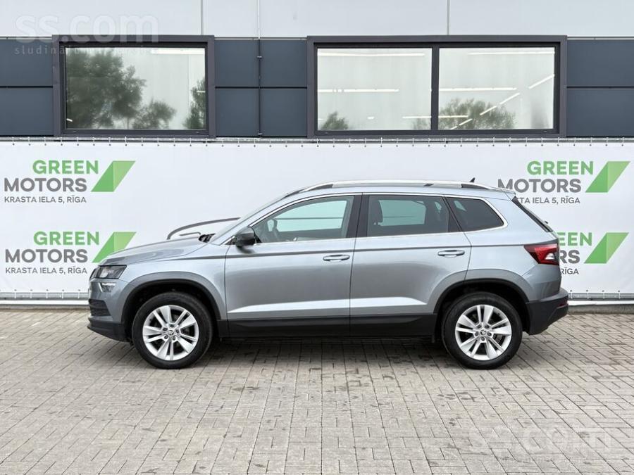 Grey Skoda Karoq 2021 in Riga, with an engine capacity of 1.50 L and mileage of 95 thousand km for 18500 €, photo 7 on AUTOMOTO.COM.LV
