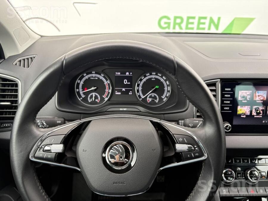 Grey Skoda Karoq 2021 in Riga, with an engine capacity of 1.50 L and mileage of 95 thousand km for 18500 €, photo 16 on AUTOMOTO.COM.LV