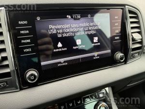 Grey Skoda Karoq 2021 in Riga, with an engine capacity of 1.50 L and mileage of 95 thousand km for 18500 €, photo 28 on AUTOMOTO.COM.LV