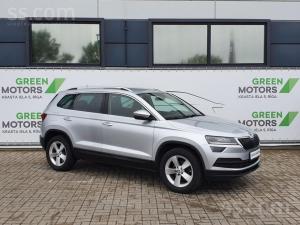 Grey Skoda Karoq 2021 in Riga, with an engine capacity of 1.50 L and mileage of 137 thousand km for 18900 €, photo 3 on AUTOMOTO.COM.LV