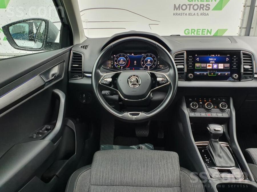 Grey Skoda Karoq 2021 in Riga, with an engine capacity of 1.50 L and mileage of 137 thousand km for 18900 €, photo 13 on AUTOMOTO.COM.LV
