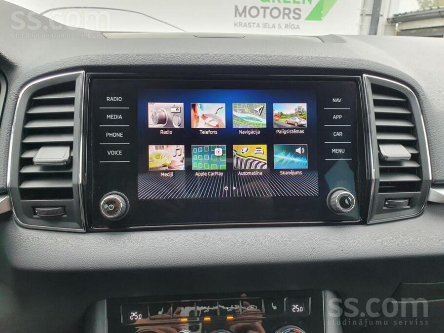 Grey Skoda Karoq 2021 in Riga, with an engine capacity of 1.50 L and mileage of 137 thousand km for 18900 €, photo 21 on AUTOMOTO.COM.LV