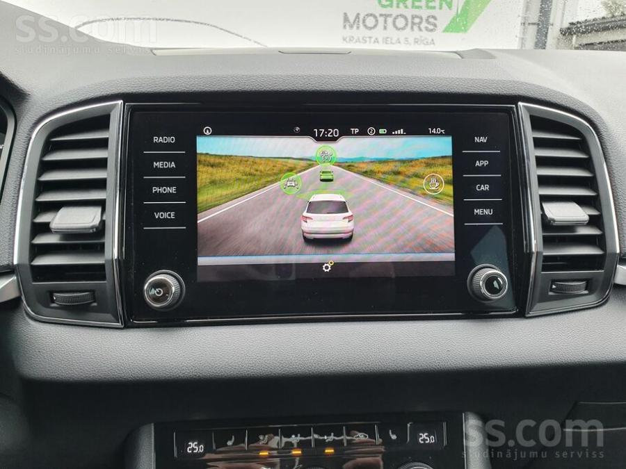 Grey Skoda Karoq 2021 in Riga, with an engine capacity of 1.50 L and mileage of 137 thousand km for 18900 €, photo 23 on AUTOMOTO.COM.LV