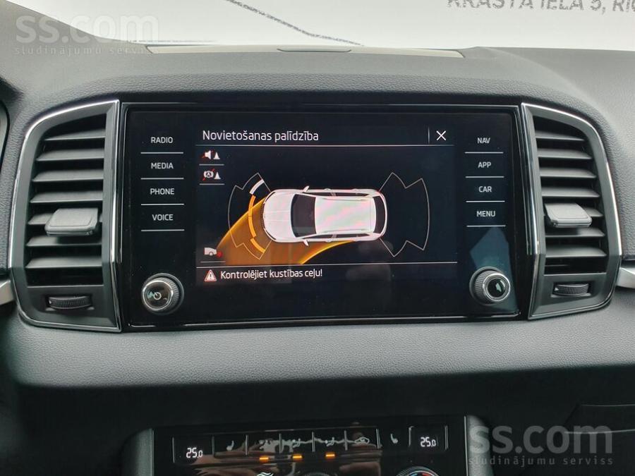 Grey Skoda Karoq 2021 in Riga, with an engine capacity of 1.50 L and mileage of 137 thousand km for 18900 €, photo 24 on AUTOMOTO.COM.LV