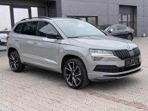Grey Skoda Karoq 2022 in Siauliai, with an engine capacity of 1.50 L and mileage of 166 thousand km for 21768 €, photo 2 on AUTOMOTO.COM.LV