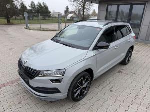 Grey Skoda Karoq 2022 in Siauliai, with an engine capacity of 1.50 L and mileage of 166 thousand km for 21768 €, photo 7 on AUTOMOTO.COM.LV
