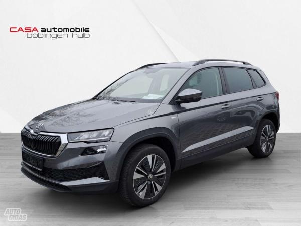 Grey Skoda Karoq 2022 in Kaunas, with an engine capacity of 1.50 L and mileage of 31 thousand km for 29543 €, photo 1 on AUTOMOTO.COM.LV
