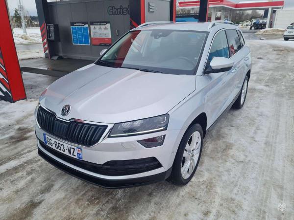 Pelēks Skoda Karoq 2022 Tauragė, ar dzinēja tilpumu 1.50 L un nobraukumu 212 tūkst. km par 14350 €, foto 1 vietnē AUTOMOTO.COM.LV