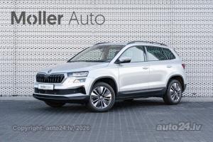 Grey Skoda Karoq 2022 in Riga, with an engine capacity of 1.50 L and mileage of 142 thousand km for 23724 €, photo  on AUTOMOTO.COM.LV