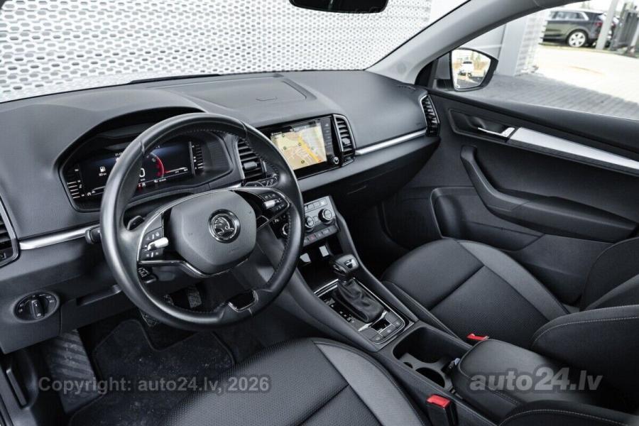 Grey Skoda Karoq 2022 in Riga, with an engine capacity of 1.50 L and mileage of 142 thousand km for 23724 €, photo 11 on AUTOMOTO.COM.LV