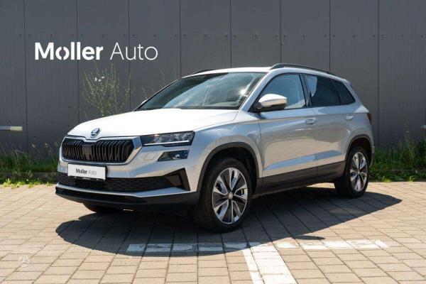 Grey Skoda Karoq 2022 in Vilnius, with an engine capacity of 2.00 L and mileage of 115 thousand km for 21850 €, photo 1 on AUTOMOTO.COM.LV