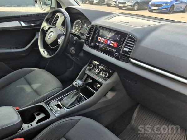 Grey Skoda Karoq 2022 in Riga, with an engine capacity of 1.50 L and mileage of 193 thousand km for 17490 €, photo 9 on AUTOMOTO.COM.LV