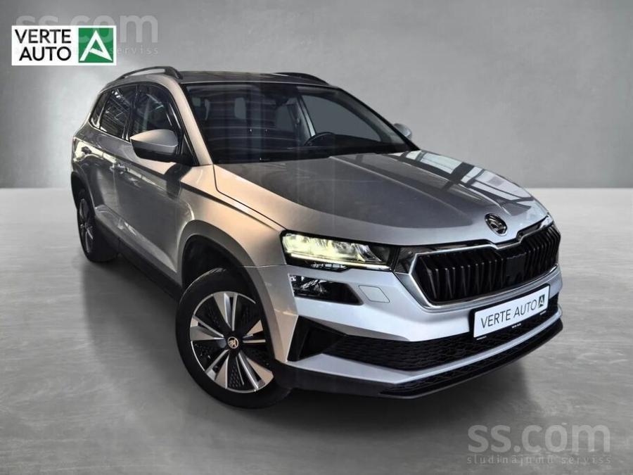 Grey Skoda Karoq 2022 in Riga, with an engine capacity of 1.50 L and mileage of 192 thousand km for 17490 €, photo 4 on AUTOMOTO.COM.LV