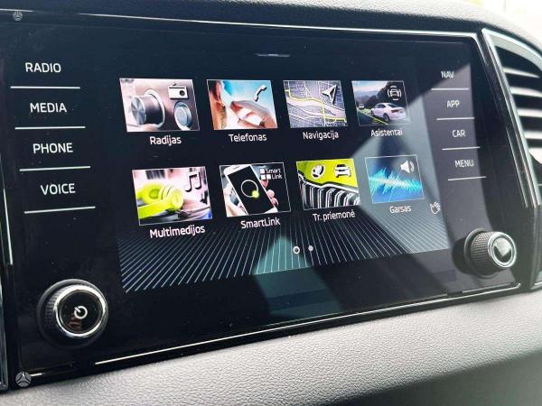 Grey Skoda Karoq 2022 in Kaunas, with an engine capacity of 1.50 L and mileage of 205 thousand km for 16900 €, photo 11 on AUTOMOTO.COM.LV