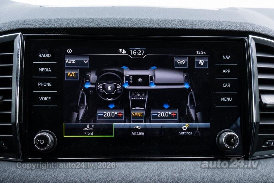 Pelēks Skoda Karoq 2023 Rīga, ar dzinēja tilpumu 1.50 L un nobraukumu 143 tūkst. km par 23519 €, foto 13 vietnē AUTOMOTO.COM.LV