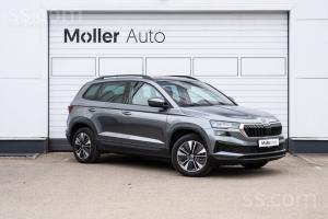 Grey Skoda Karoq 2023 in Riga, with an engine capacity of 1.50 L and mileage of 143 thousand km for 21950 €, photo 3 on AUTOMOTO.COM.LV