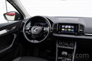 Grey Skoda Karoq 2023 in Riga, with an engine capacity of 1.50 L and mileage of 143 thousand km for 21950 €, photo 10 on AUTOMOTO.COM.LV