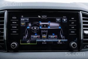 Grey Skoda Karoq 2023 in Riga, with an engine capacity of 1.50 L and mileage of 143 thousand km for 21950 €, photo 13 on AUTOMOTO.COM.LV