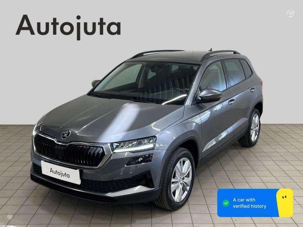 Pelēks Skoda Karoq 2023 Kauņa, ar dzinēja tilpumu 1.97 L un nobraukumu 83 tūkst. km par 22400 €, foto  vietnē AUTOMOTO.COM.LV