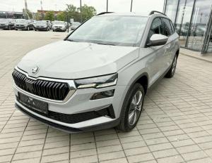 Grey Skoda Karoq 2023 in Kaunas, with an engine capacity of 1.50 L and mileage of 193 thousand km for 19300 €, photo  on AUTOMOTO.COM.LV