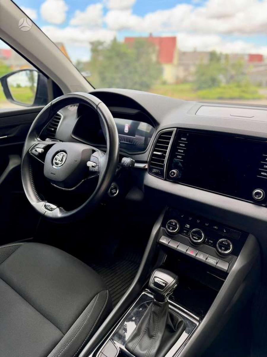 Pelēks Skoda Karoq 2023 Kėdainiai, ar dzinēja tilpumu 1.97 L un nobraukumu 155 tūkst. km par 20200 €, foto 14 vietnē AUTOMOTO.COM.LV