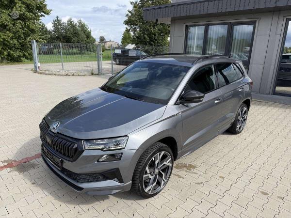 Grey Skoda Karoq 2023 in Siauliai, with an engine capacity of 1.50 L and mileage of 200 thousand km for 22990 €, photo 6 on AUTOMOTO.COM.LV