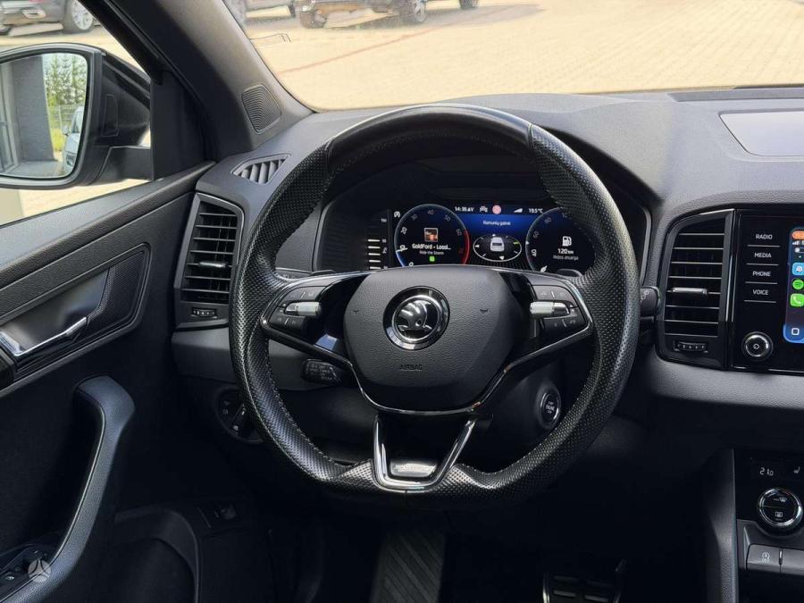 Pelēks Skoda Karoq 2023 Šauļi, ar dzinēja tilpumu 1.50 L un nobraukumu 200 tūkst. km par 22990 €, foto 15 vietnē AUTOMOTO.COM.LV