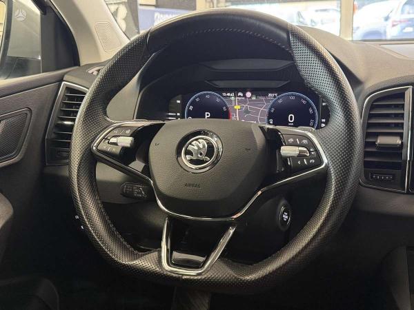 Grey Skoda Karoq 2023 in Kaunas, with an engine capacity of 1.50 L and mileage of 172 thousand km for 20200 €, photo 11 on AUTOMOTO.COM.LV