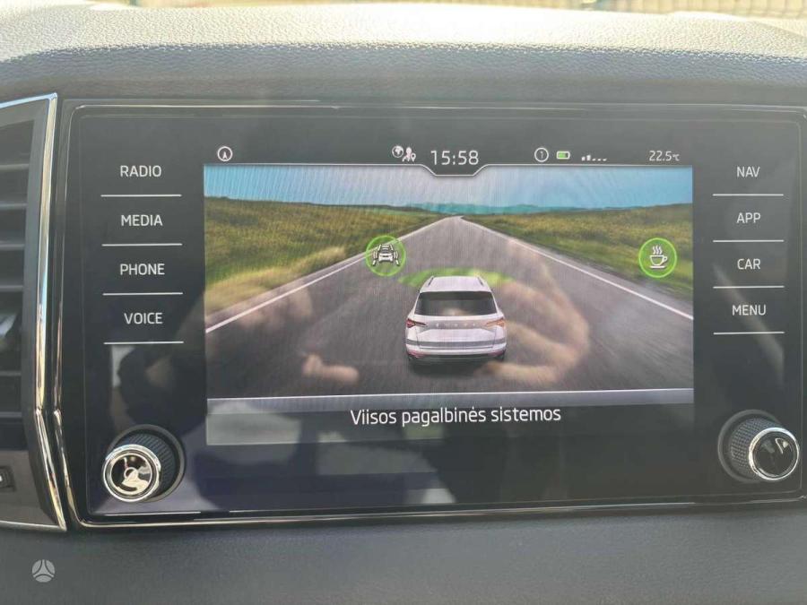 Pelēks Skoda Karoq 2024 Klaipėda, ar dzinēja tilpumu 1.50 L un nobraukumu 35 tūkst. km par 22200 €, foto 12 vietnē AUTOMOTO.COM.LV