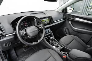 Grey Skoda Karoq 2025 in Riga, with an engine capacity of 2.00 L and mileage of 36 thousand km for 28950 €, photo 25 on AUTOMOTO.COM.LV