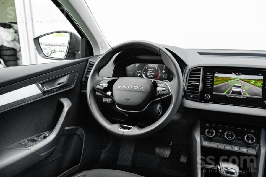 Grey Skoda Karoq 2025 in Riga, with an engine capacity of 2.00 L and mileage of 36 thousand km for 26990 €, photo 28 on AUTOMOTO.COM.LV