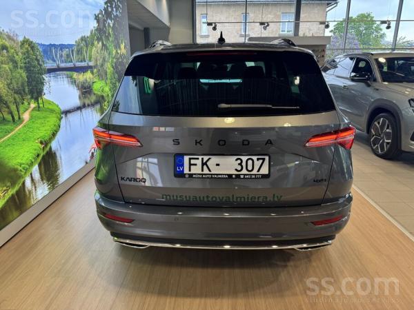 Серый Шкода Karoq 2026 в Валмиера, объемом двигателя 2.00 л и пробегом 10 тыс. км за 36800 €, фото 5 на AUTOMOTO.COM.LV