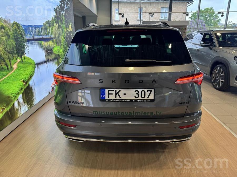 Серый Шкода Karoq 2026 в Валмиера, объемом двигателя 2.00 л и пробегом 10 тыс. км за 36800 €, фото 6 на AUTOMOTO.COM.LV