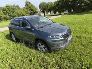 Pelēks Skoda Karoq 2019 Limbaži, ar dzinēja tilpumu 2.00 L un nobraukumu 230 tūkst. km par 11200 €, foto  vietnē AUTOMOTO.COM.LV