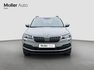 Grey Skoda Karoq 2021 in Parnu, with an engine capacity of 1.50 L and mileage of 86 thousand km for 19900 €, photo 4 on AUTOMOTO.COM.LV