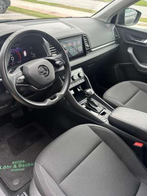 Grey Skoda Karoq 2022 in Klaipeda, with an engine capacity of 1.97 L and mileage of 199 thousand km for 22800 €, photo 14 on AUTOMOTO.COM.LV