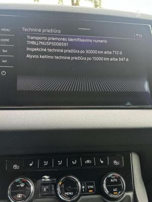 Grey Skoda Karoq 2022 in Klaipeda, with an engine capacity of 1.97 L and mileage of 199 thousand km for 22800 €, photo 24 on AUTOMOTO.COM.LV