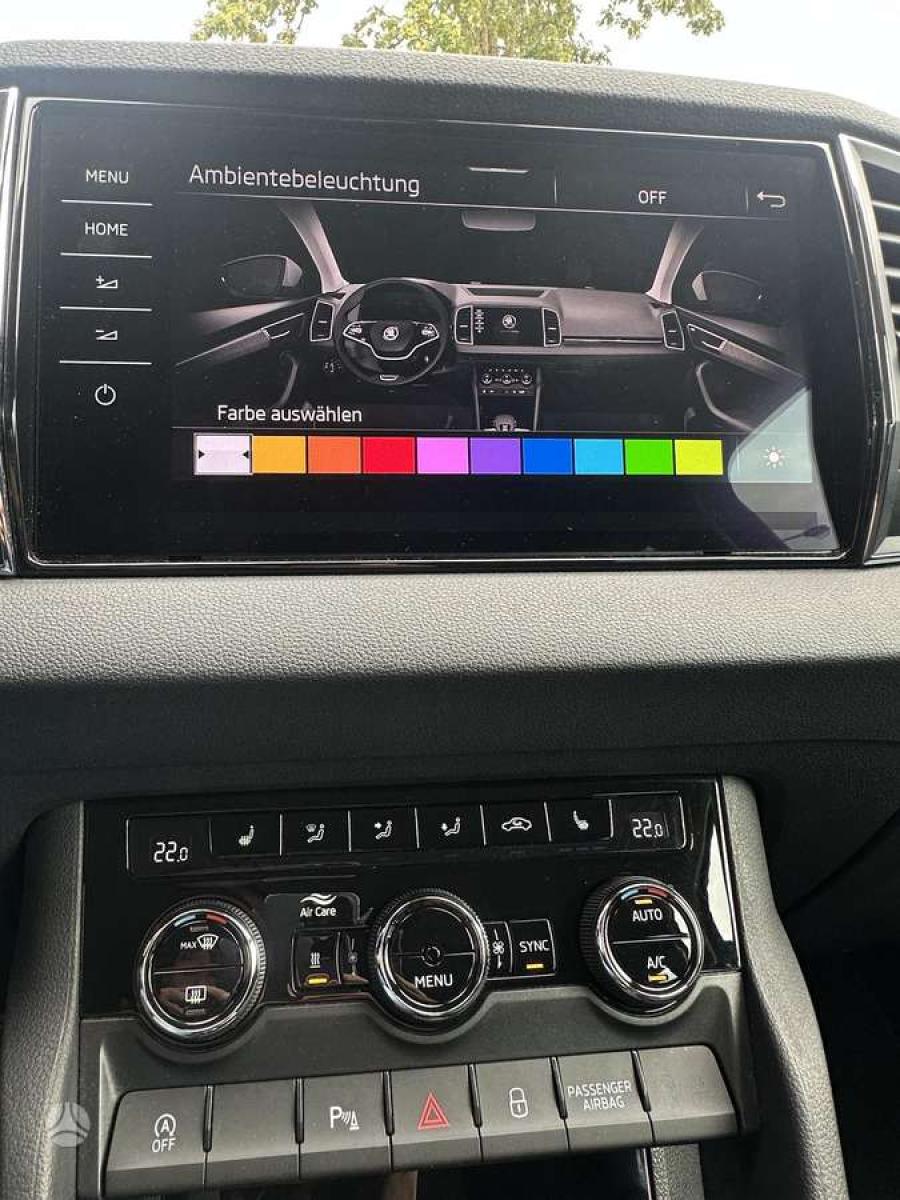 Grey Skoda Karoq 2022 in Klaipeda, with an engine capacity of 1.97 L and mileage of 199 thousand km for 22800 €, photo 29 on AUTOMOTO.COM.LV