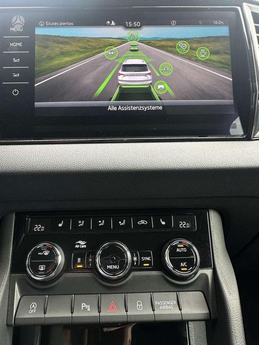 Grey Skoda Karoq 2022 in Klaipeda, with an engine capacity of 1.97 L and mileage of 199 thousand km for 22800 €, photo 30 on AUTOMOTO.COM.LV