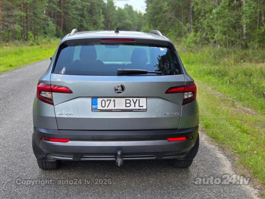Grey Skoda Karoq 2018 in Tallinn, with an engine capacity of 1.60 L and mileage of 88 thousand km for 17800 €, photo 9 on AUTOMOTO.COM.LV