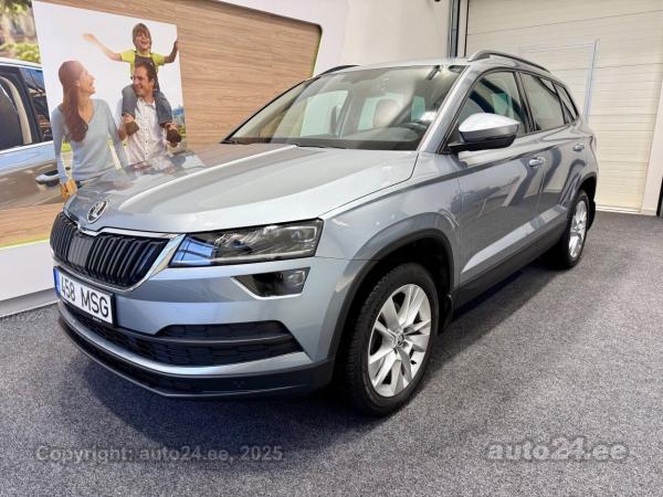 Pelēks Skoda Karoq 2019 Rakvere, ar dzinēja tilpumu 1.50 L un nobraukumu 63 tūkst. km par 17400 €, foto 1 vietnē AUTOMOTO.COM.LV