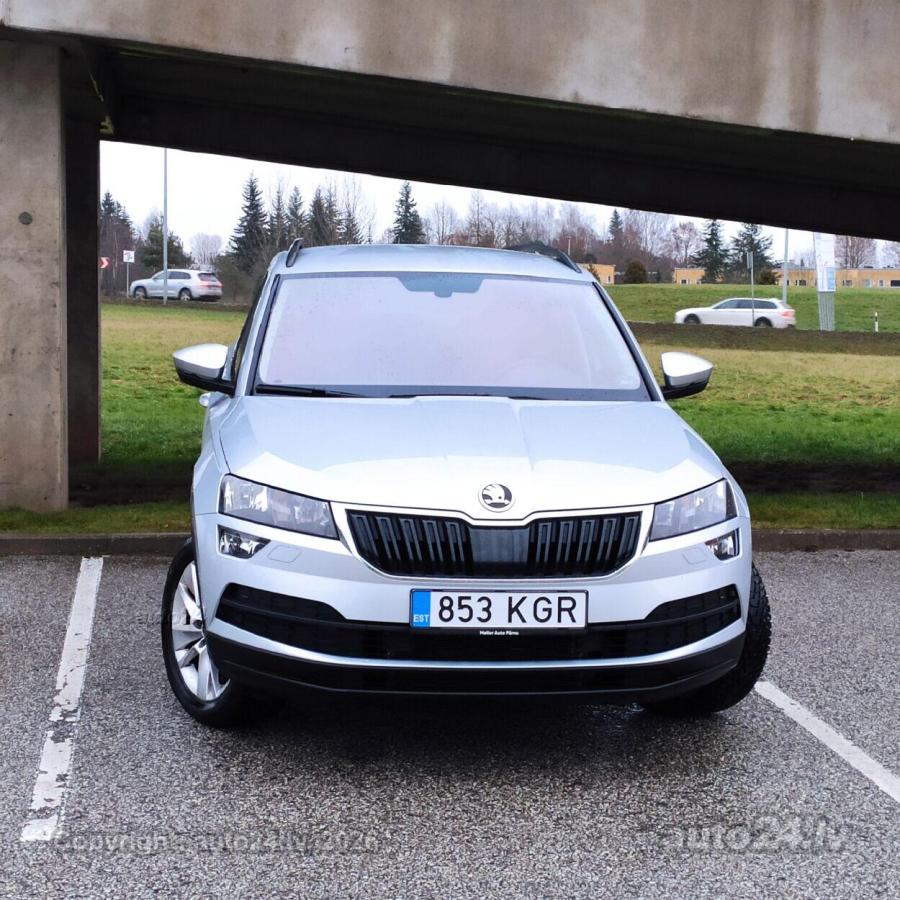 Grey Skoda Karoq 2021 in Tartu, with an engine capacity of 1.50 L and mileage of 54 thousand km for 21000 €, photo 1 on AUTOMOTO.COM.LV