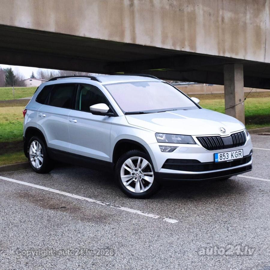 Grey Skoda Karoq 2021 in Tartu, with an engine capacity of 1.50 L and mileage of 54 thousand km for 21000 €, photo 2 on AUTOMOTO.COM.LV