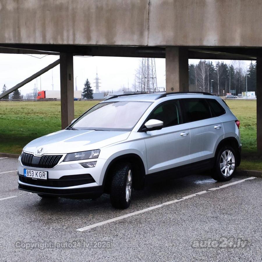 Grey Skoda Karoq 2021 in Tartu, with an engine capacity of 1.50 L and mileage of 54 thousand km for 21000 €, photo 3 on AUTOMOTO.COM.LV