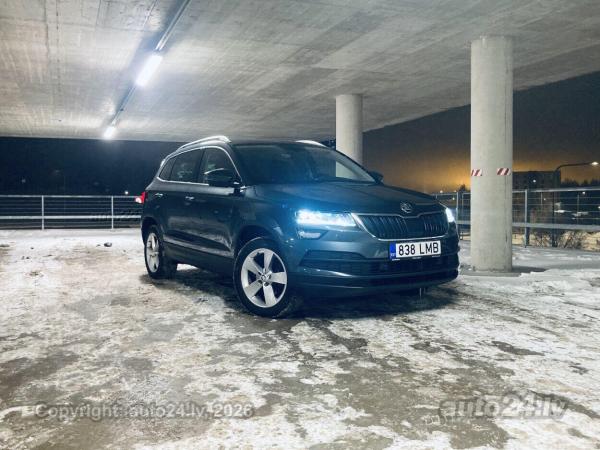 Pelēks Skoda Karoq 2021 Tartu, ar dzinēja tilpumu 1.50 L un nobraukumu 95 tūkst. km par 18900 €, foto 1 vietnē AUTOMOTO.COM.LV