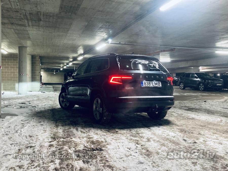 Grey Skoda Karoq 2021 in Tartu, with an engine capacity of 1.50 L and mileage of 95 thousand km for 18900 €, photo 4 on AUTOMOTO.COM.LV