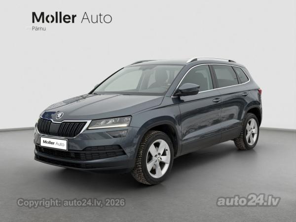 Grey Skoda Karoq 2021 in Parnu, with an engine capacity of 1.50 L and mileage of 96 thousand km for 22900 €, photo 1 on AUTOMOTO.COM.LV