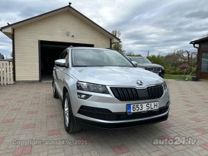 Pelēks Skoda Karoq 2021 Peltsamā, ar dzinēja tilpumu 1.50 L un nobraukumu 41 tūkst. km par 19500 €, foto  vietnē AUTOMOTO.COM.LV