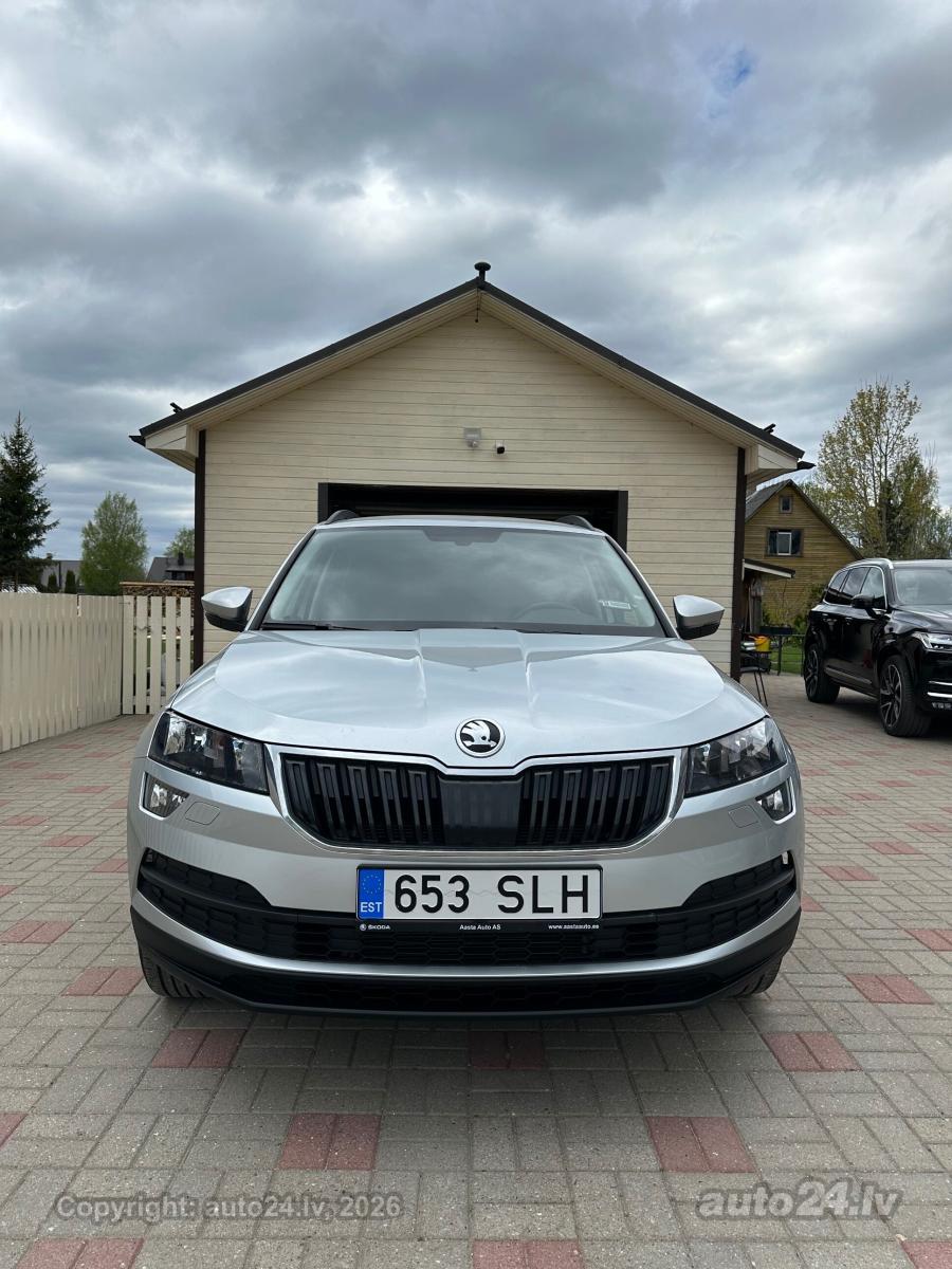 Pelēks Skoda Karoq 2021 Peltsamā, ar dzinēja tilpumu 1.50 L un nobraukumu 41 tūkst. km par 19500 €, foto 7 vietnē AUTOMOTO.COM.LV